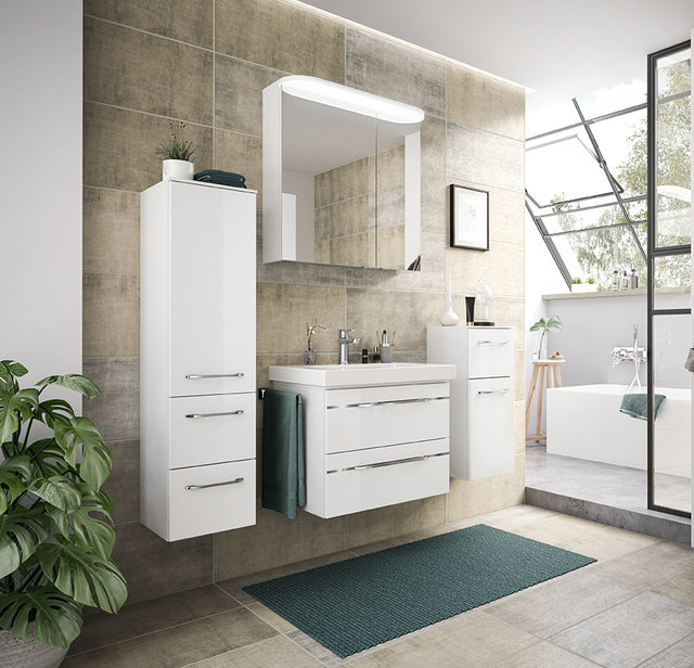 SERIES 6010 - Bathroom furniture assembled - Bathroom furniture ...
