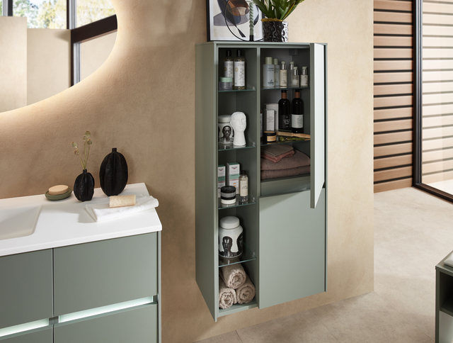 SERIES 6010 - Bathroom furniture assembled - Bathroom furniture ...